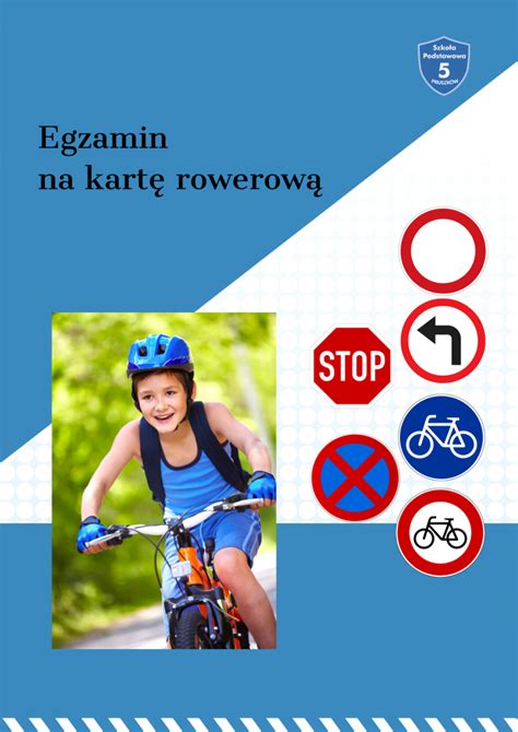Egzamin na kartę rowerową Szkoła Podstawowa nr 5 w Pruszkowie