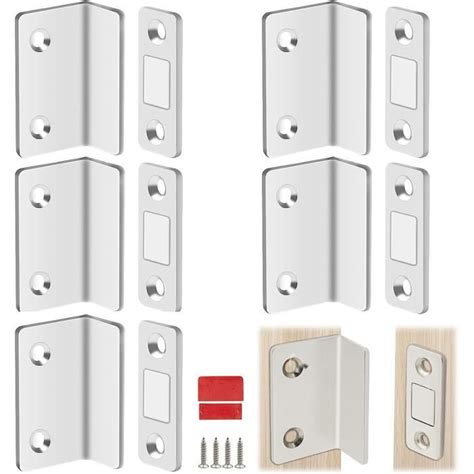 SFGANG Loqueteau Magnétique Porte 5 Pièces Aimant Porte Placard Adhesif