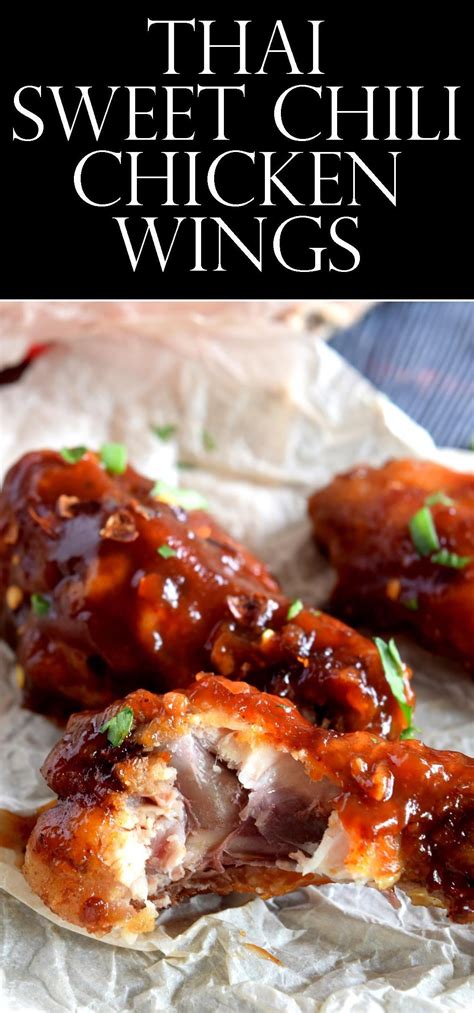 Baked Thai Sweet Chili Chicken Wings Lord Byron S Kitchen Chicken
