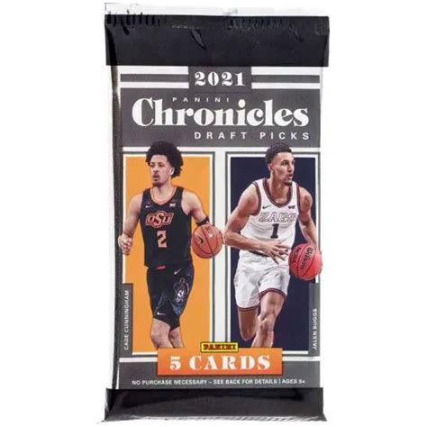 NBA Panini 2021 Chronicles Basketball Draft Picks Trading Card CEREAL