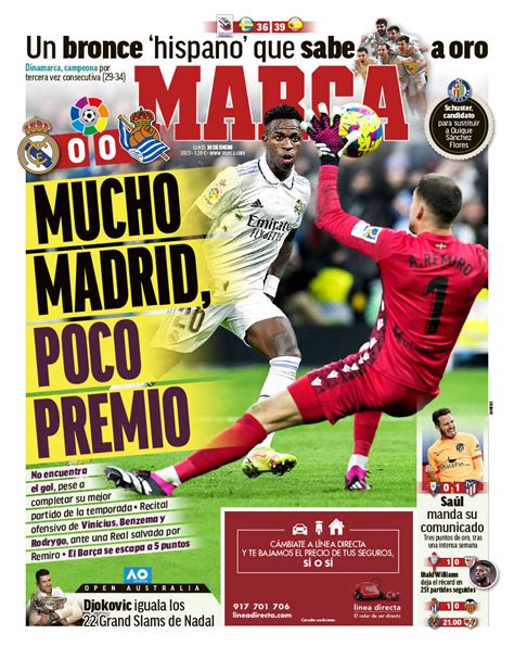 Las Portadas De Los Peri Dicos Deportivos El Lunes De Enero As