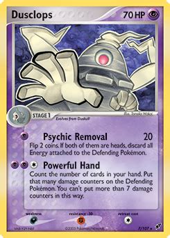 Dusclops Cards Search By Pok Mon Sprites Search