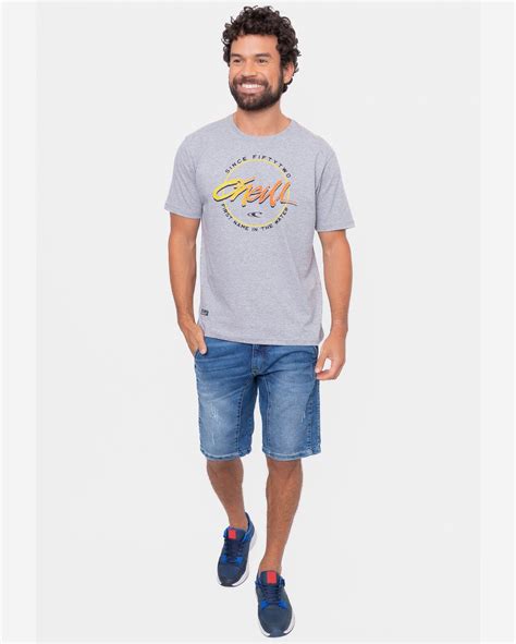 Riachuelo Camiseta Oneill Keg Stand Cinza Mescla