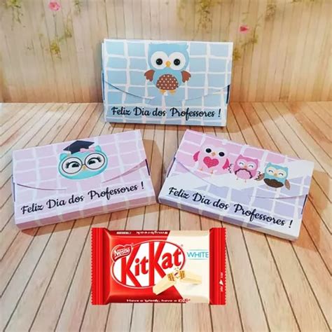 Caixas Porta Kit Kat Lembran A Dia Dos Professores