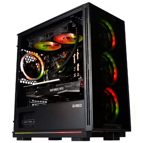 PC GAMER M RED MINI DESTROYER RGB AMD RYZEN 9 5900X RTX 4070 M RED AIO
