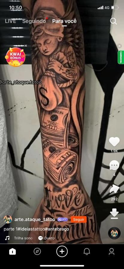 A Man S Arm With Tattoos On It