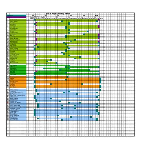 Plantillas Gratuitas De Horarios De Empleados Excel Y Word Mundo