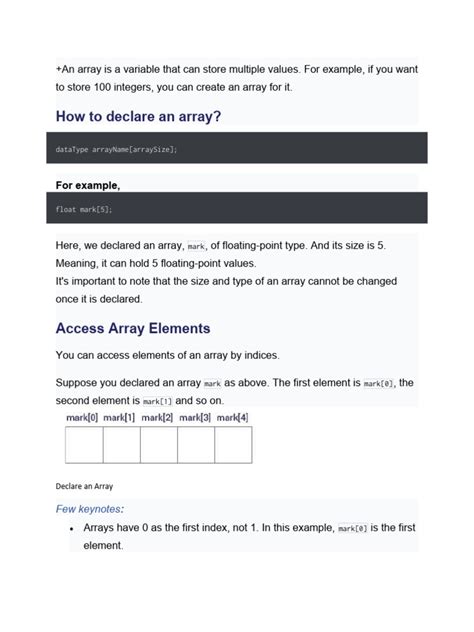 array bubble sort pdf
