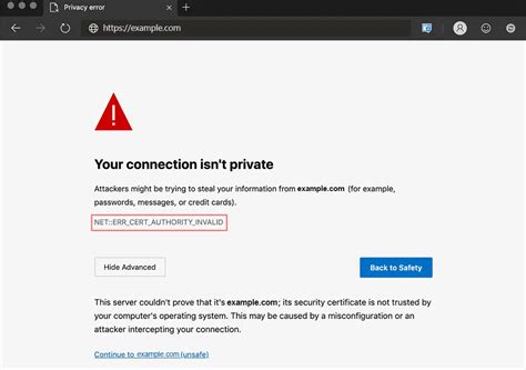 How To Fix Net Err Cert Authority Invalid Error