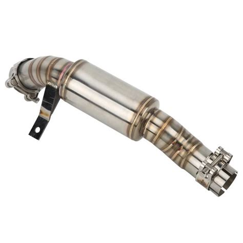 Ashata Tuyau central d échappement Remplacement en acier inoxydable de