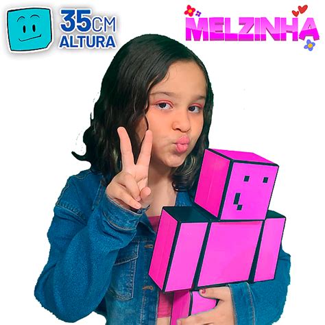 Boneca Melzinha Problems Grande 35cm Algazarra Minecraft Curta Loja Produtos Licenciados