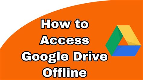 How To Access Google Drive Offline How To Use Google Drive Offline