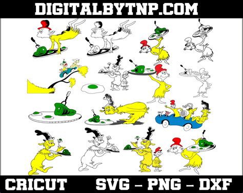 Green Egg And Ham Svg Dr Seuss Svg Png Dxf Pdf Dr Seuss Clipart