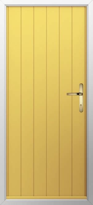 Solidor Ancona Solid Timber Composite Door In Buttercup Yellow