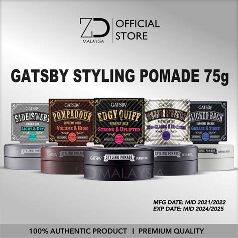 GATSBY Styling Pomade 75g Retro Matte Perfect Rise Supreme Hold