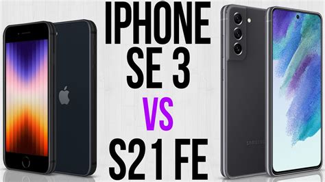 Iphone Se Vs S Fe Comparativo Youtube