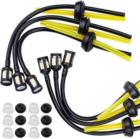 10 Pcs Joint De Tuyau DEssence Bouchon De Tuyau De Carburant 2 Trous