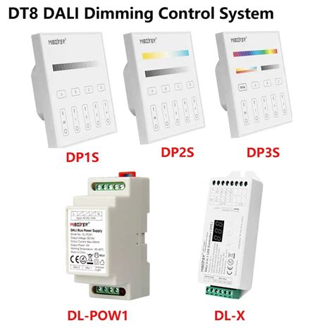 Miboxer Led Controller Touch Panel Dali Dimming Control System Dt