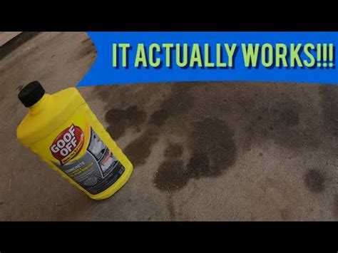 How To Remove Big Oil Stains From Concrete With One Product It