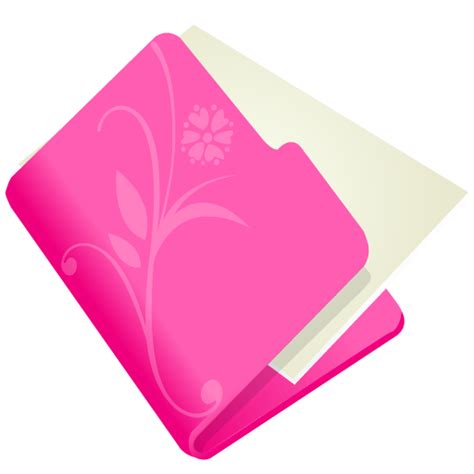 Pink Folder Icon Windows