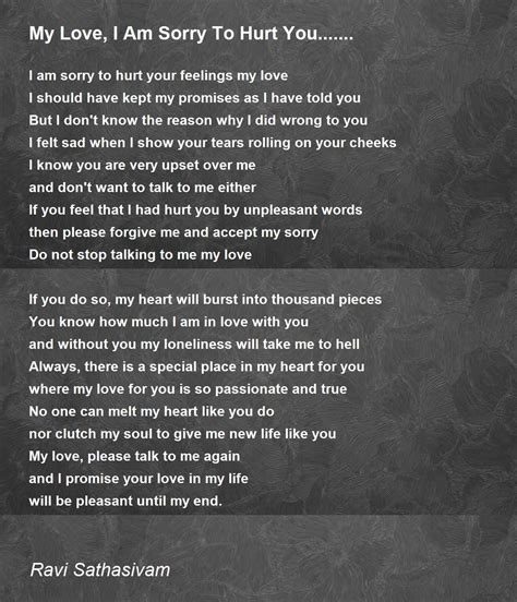 Im Sorry Poems For Your Boyfriend