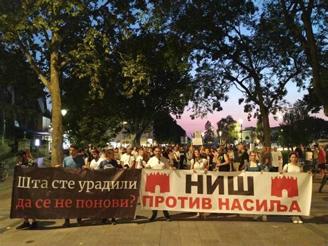 U petak ponovo protest Srbija protiv nasilja u Nišu najavljena nova