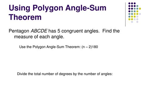 ppt 3 4 the polygon angle sum theorems powerpoint presentation free download id 9090117