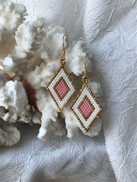 Seed Bead Jewelry Patterns Bead Weaving Patterns Beaded Earrings