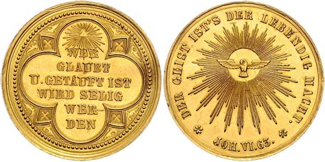 NumisBids Emporium Hamburg Auction 98 Lot 2209 TAUFE UND FIRMUNG