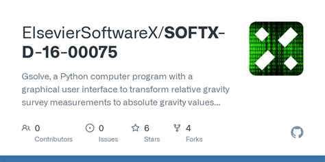 github elseviersoftwarex softx d 16 00075 gsolve a python computer program with a graphical