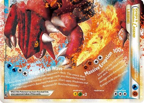 Pokemon Groudon And Kyogre Card