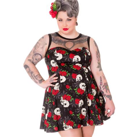 Plus Size Goth Dress PlusLook Eu Collection