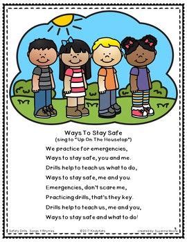 Safety Drills Circle Time Songs Rhymes Safety Drill Procedures Fire