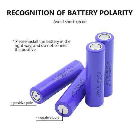 Buy Original LG 18650 M26 Battery 2600mAh High Drain 10A For Vape Torch