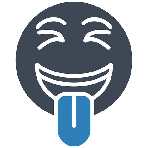 Premium Vector Squinting Face With Tongue Vector Illustration Style
