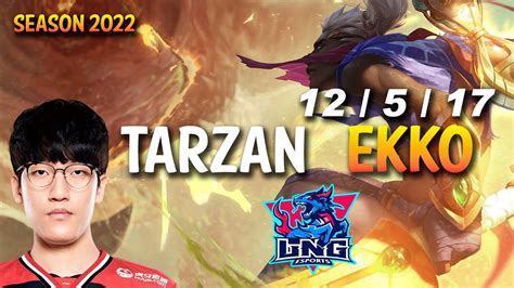 Lng Tarzan Ekko Vs Rek Sai Jungle Kr Ranked Youtube
