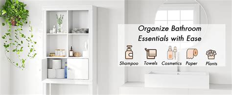 Amazon Spirich Over The Toilet Storage Cabinet Above Toilet