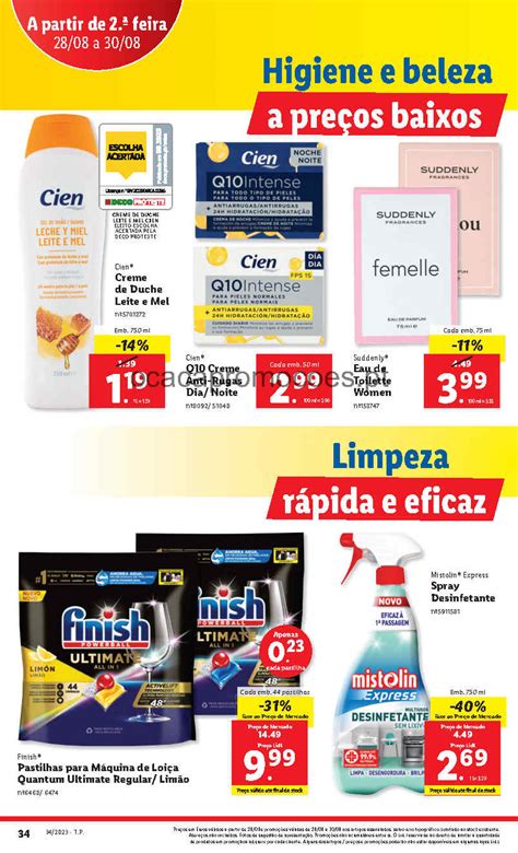 Antevisão Folheto LIDL Beleza e Limpeza de 28 agosto a 30 agosto O