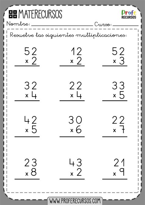 Multiplication Worksheets 2 Digit By 2 Digit