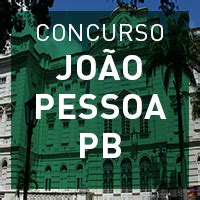 Concurso Prefeitura Municipal de João Pessoa PMJP PB