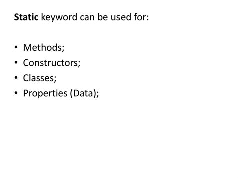 constructors method overloading c properties this keyword static member online presentation