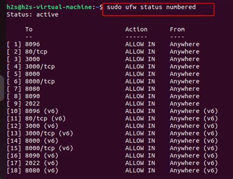 List Open Or Closed Ports In Ufw Firewall On Ubuntu Linux Shout