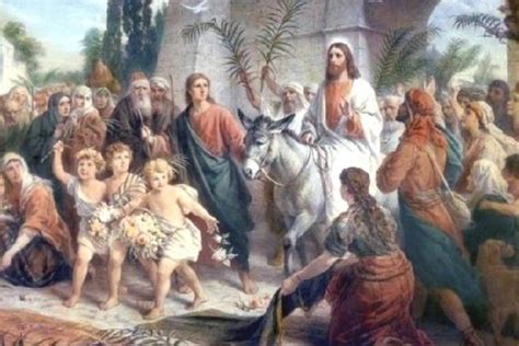 Hosanna al Hijo de David Bendito el que viene en nombre del Señor