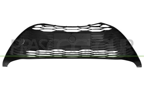 Grille Centrale De Pare Chocs Avant A Nid D Abeille Noire Brillant Avec
