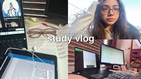 STUDY VLOG Final Exams Week Lots Of Studying Productive Nights