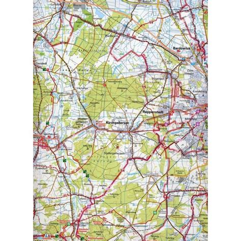 ADFC Fahrradkarte Lüneburger Heide 1 75 000 LandkartenSchropp de