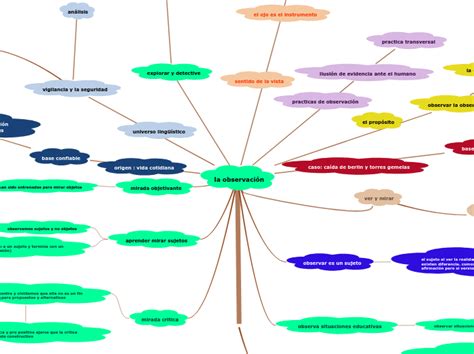 la observación Mind Map