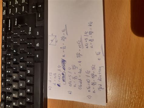 A oblicz długość boku kwadratu o przekątnej 2 B jaki obwód ma kwadrat