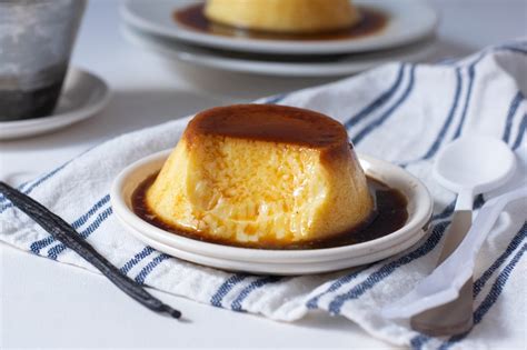 Flan de vainilla postre casero fácil rápido y muy rico