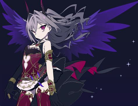 Blue Breasts Cleavage Dress Gloves Gray Hair Idolmaster Idolmaster Cinderella Girls Kanzaki